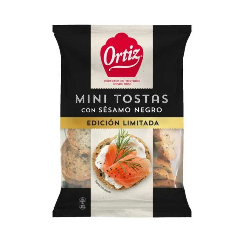 Ortiz Mini Toasts with Black Sesame I Buy I Free Shipping